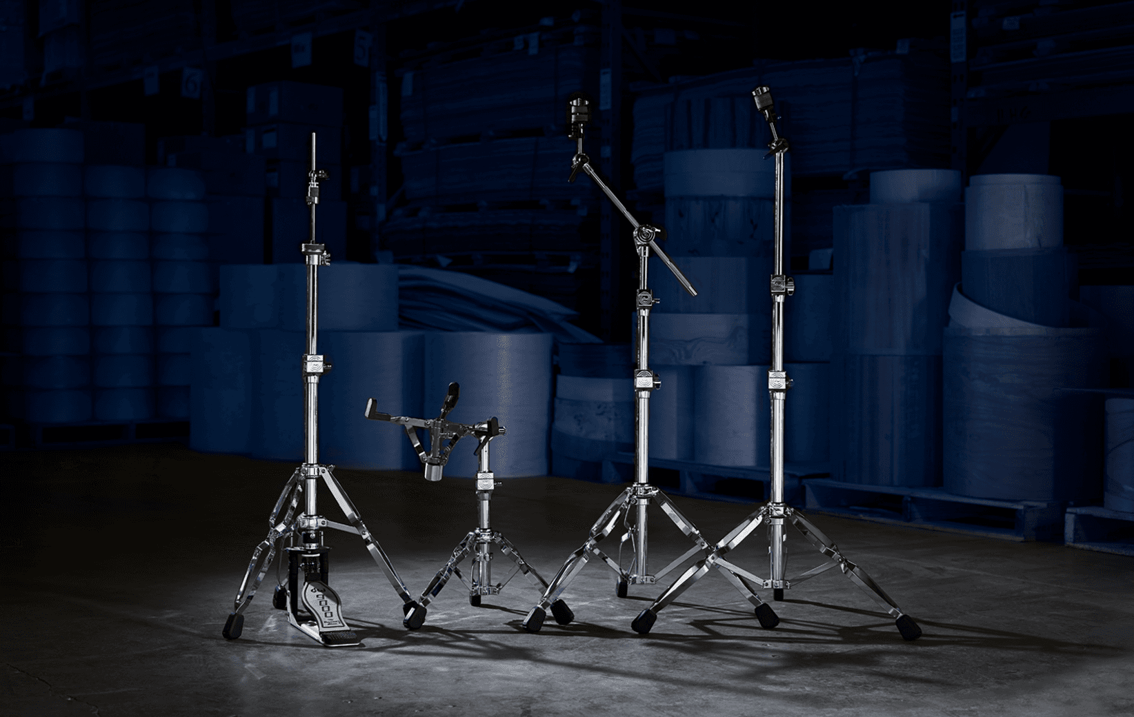 9000 Series Double Tom Stand | Drum Workshop Inc.