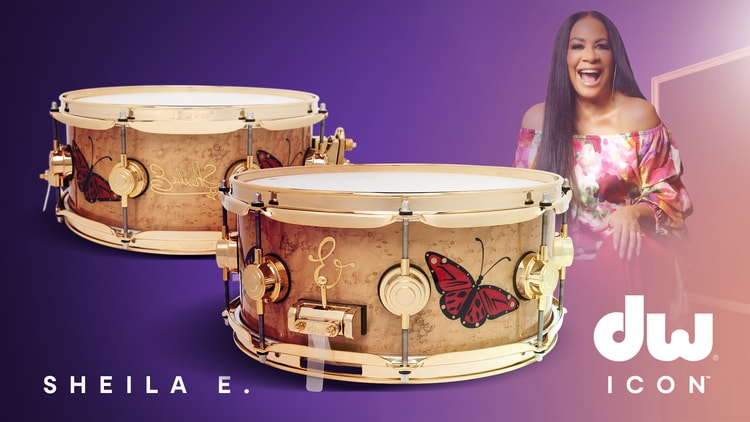 DW Sheila E. DW ICON Snare Drum | Drum Workshop Inc.